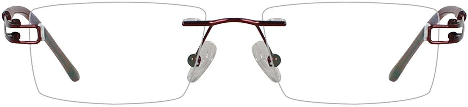 Titanium Rimless Eyeglasses 143627-c