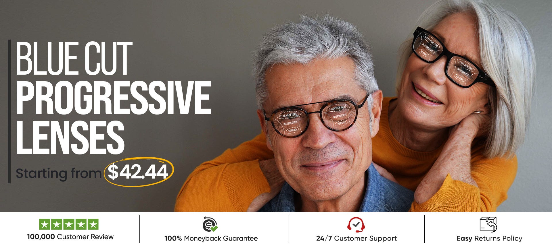 Blue Cut Progressive Lenses
