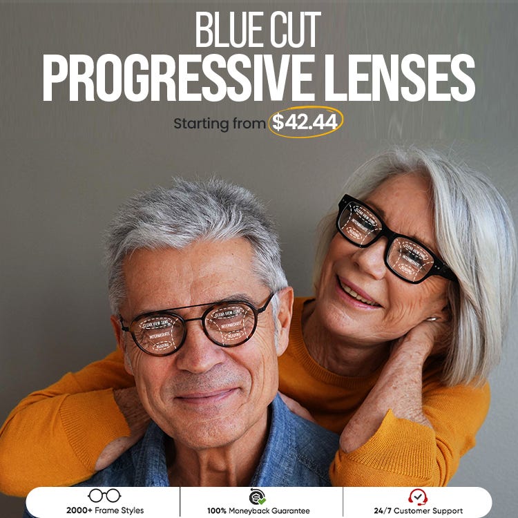 Blue Cut Progressive Lenses